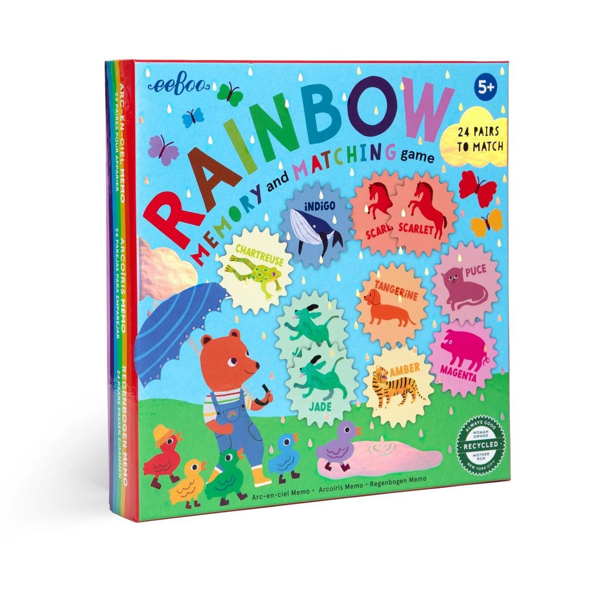 eeBoo Rainbow Matching Game – Albee Baby