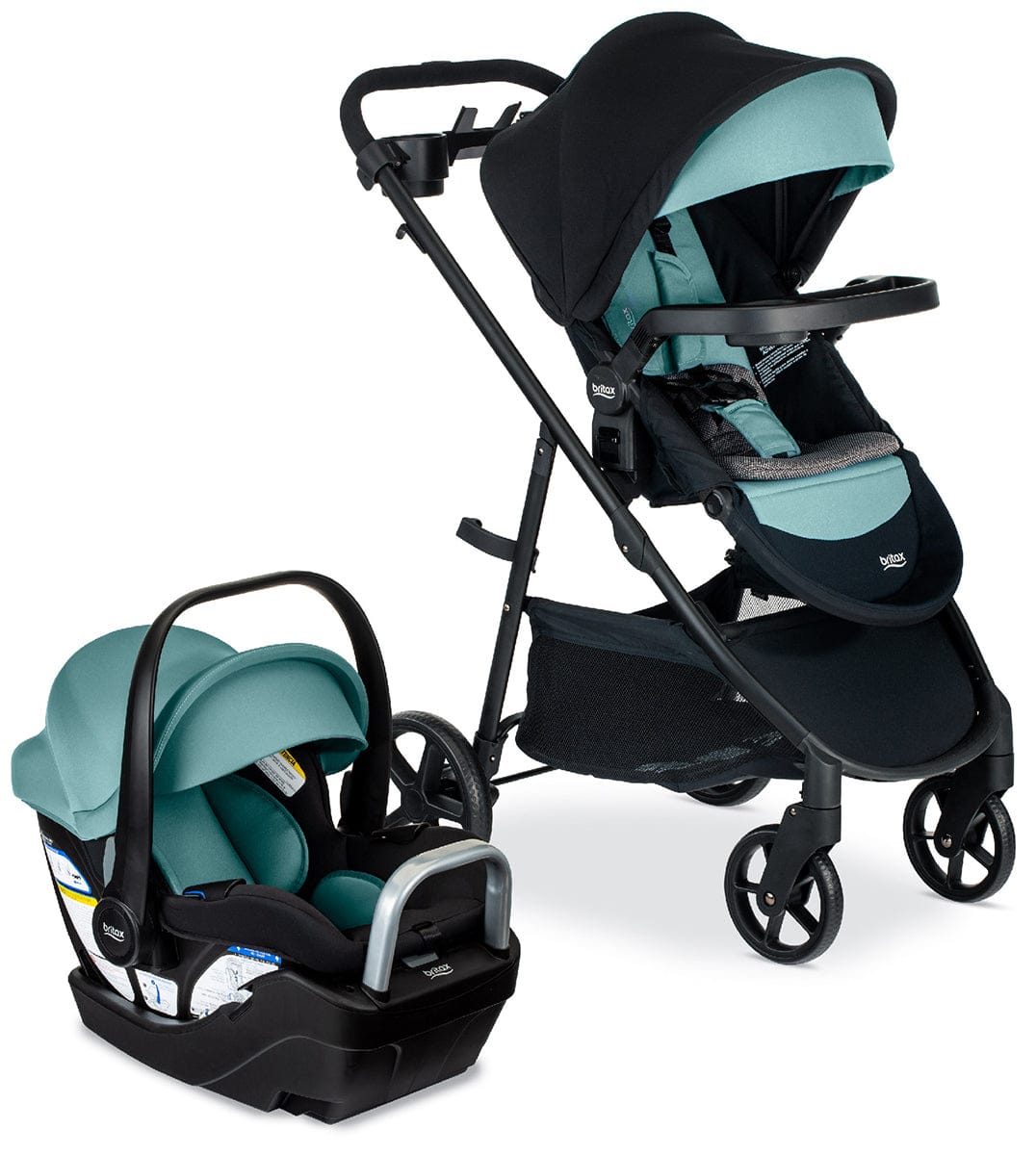 Britax Willow Brook S+ Travel System with Alpine Anti-Rebound Base - J ...