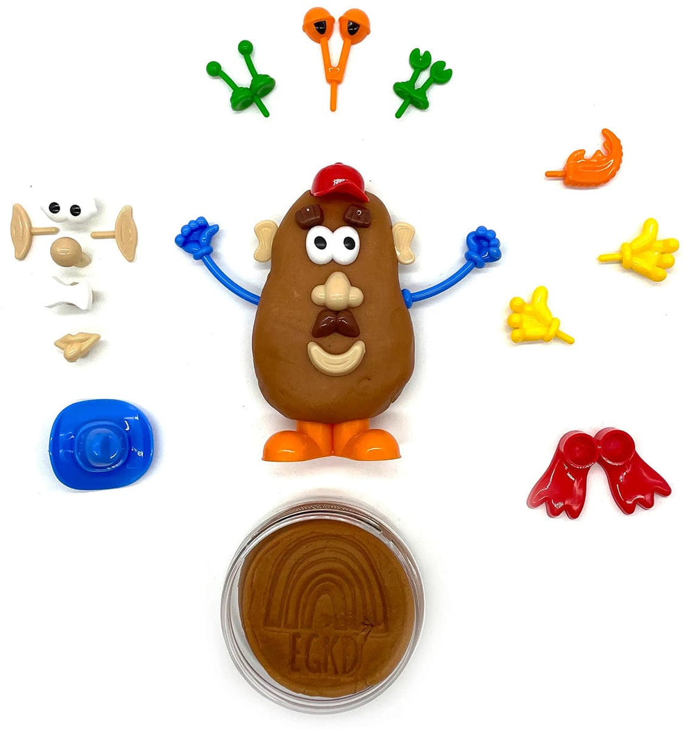 Earth Grown KidDoughs Play Dough Kit - Mr. Pota-dough Head (Scented ...